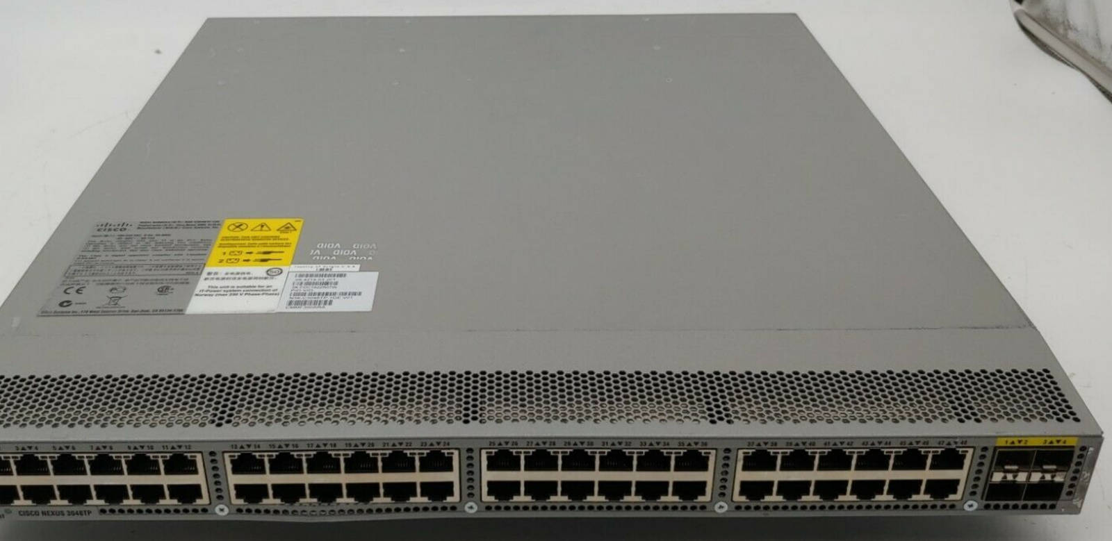 Cisco N3K-C3048TP-1GE Nexus 3048 Layer 3 Switch,48 x 10/100/1000 and 4 ...
