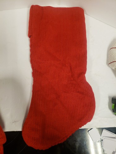 NWT Holiday Time 17" Red Knit Monogram Christmas Stocking, Letter "D ...