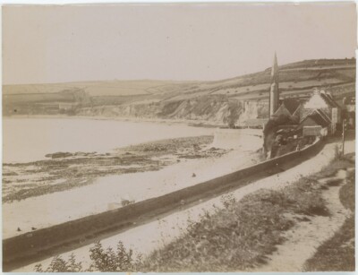 View Of Saint-Michel-En-Grève (Côtes-D'Armor). Citrate Print Circa 1900 ...