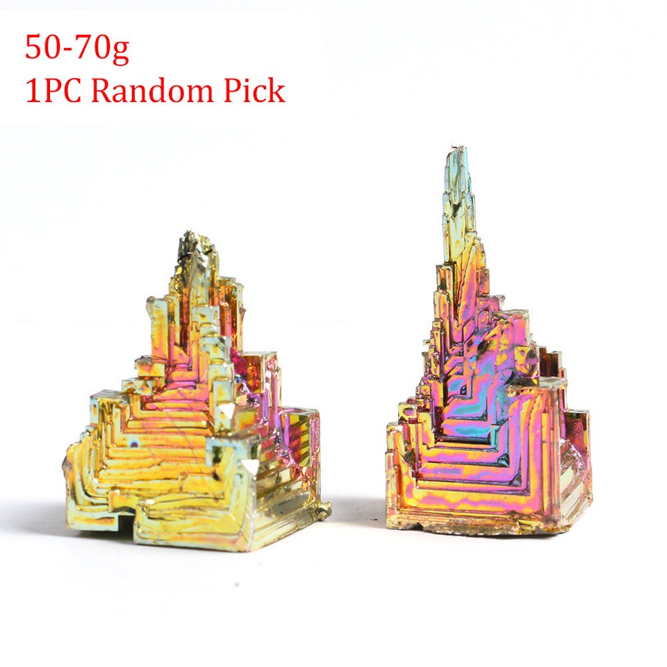 Rare Rainbow Titanium Bismuth Specimen Mineral Gem Crystal Healing ...