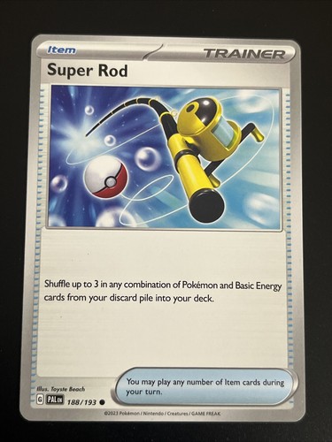 Pokemon TCG Super Rod 188/193 Paldea Evolved NM | eBay