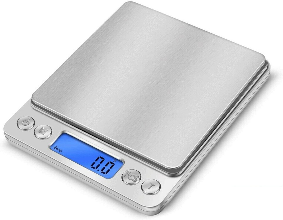 Digital Weight Scale Kitchen Jewelry Gold Grain Food MiniSize Gram ...