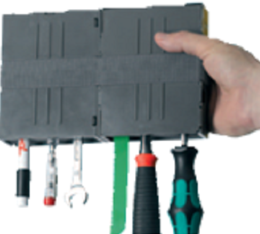 Raaco 9.4” Wide Tool Fix, secure hand tool holder- Double Tool Fix ...
