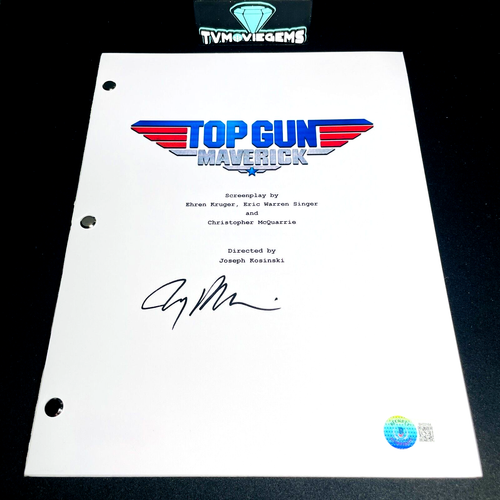 JERRY BRUCKHEIMER SIGNED TOP GUN MAVERICK MOVIE SCRIPT SCREENPLAY ...