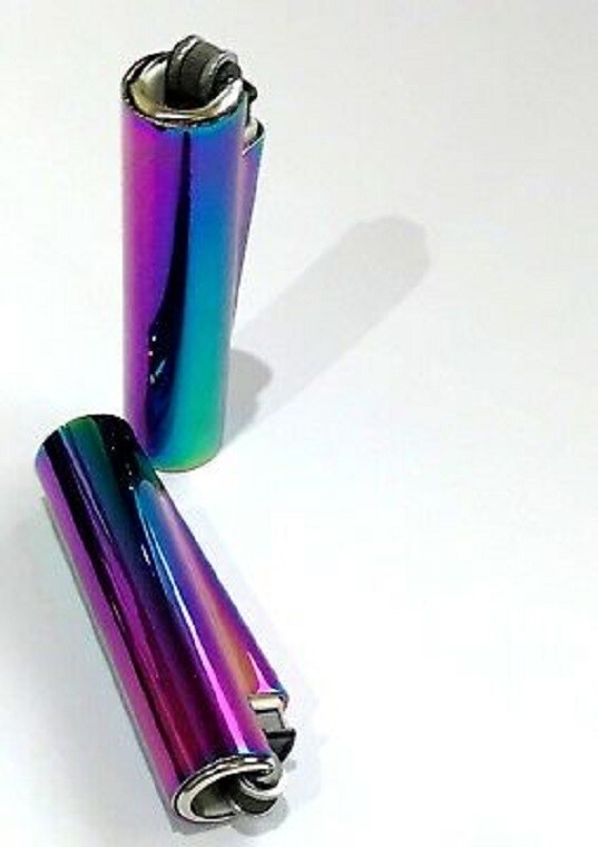 Fire Heart Lighter Rainbow