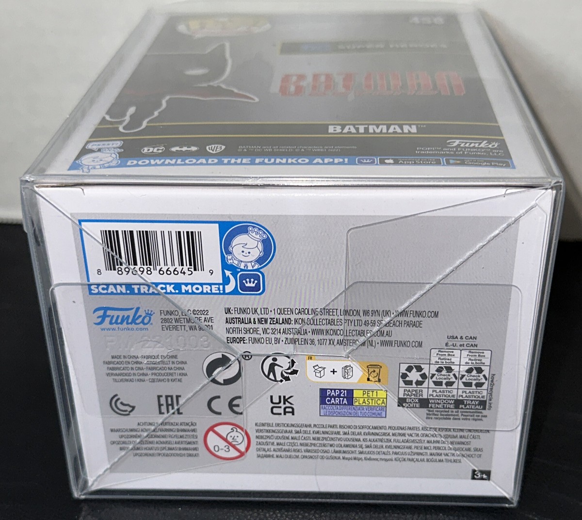 Batman Beyond Invisible CHASE Funko Exclusive POP! #458 W Batman Beyond Invisible CHASE Funko Exclusive POP! #458 W
