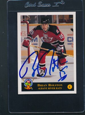 1994/95 Classic Pro Prospects #90 Brian Rolston River Rats Signed Auto ...