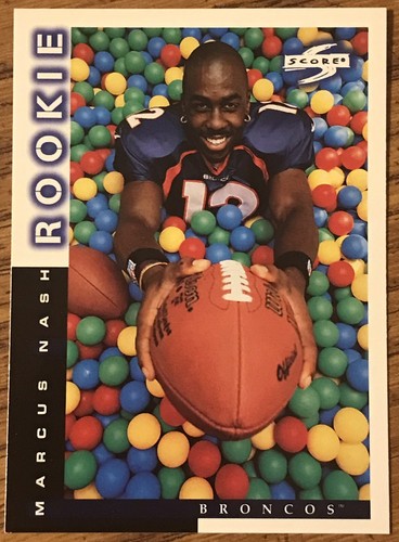 Marcus Nash 1998 Score Rookie Card #244 Denver Broncos NFL RC Free ...