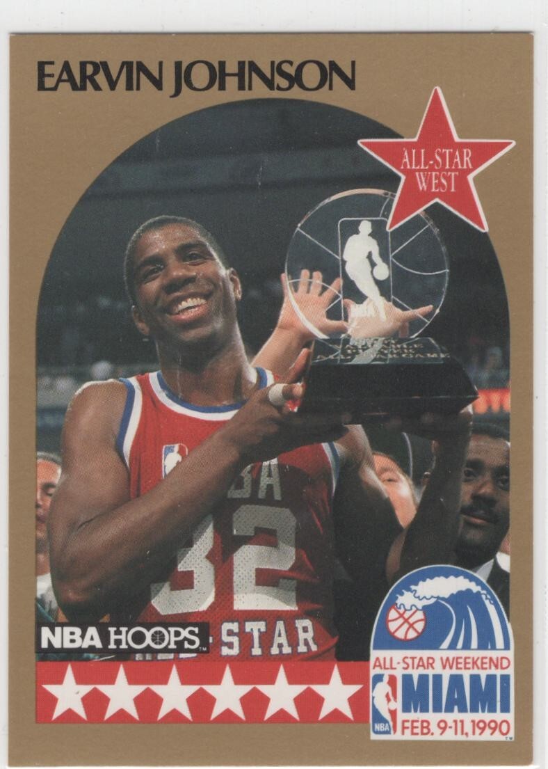 1990 NBA Hoops Earvin Johnson Jr #18 | eBay