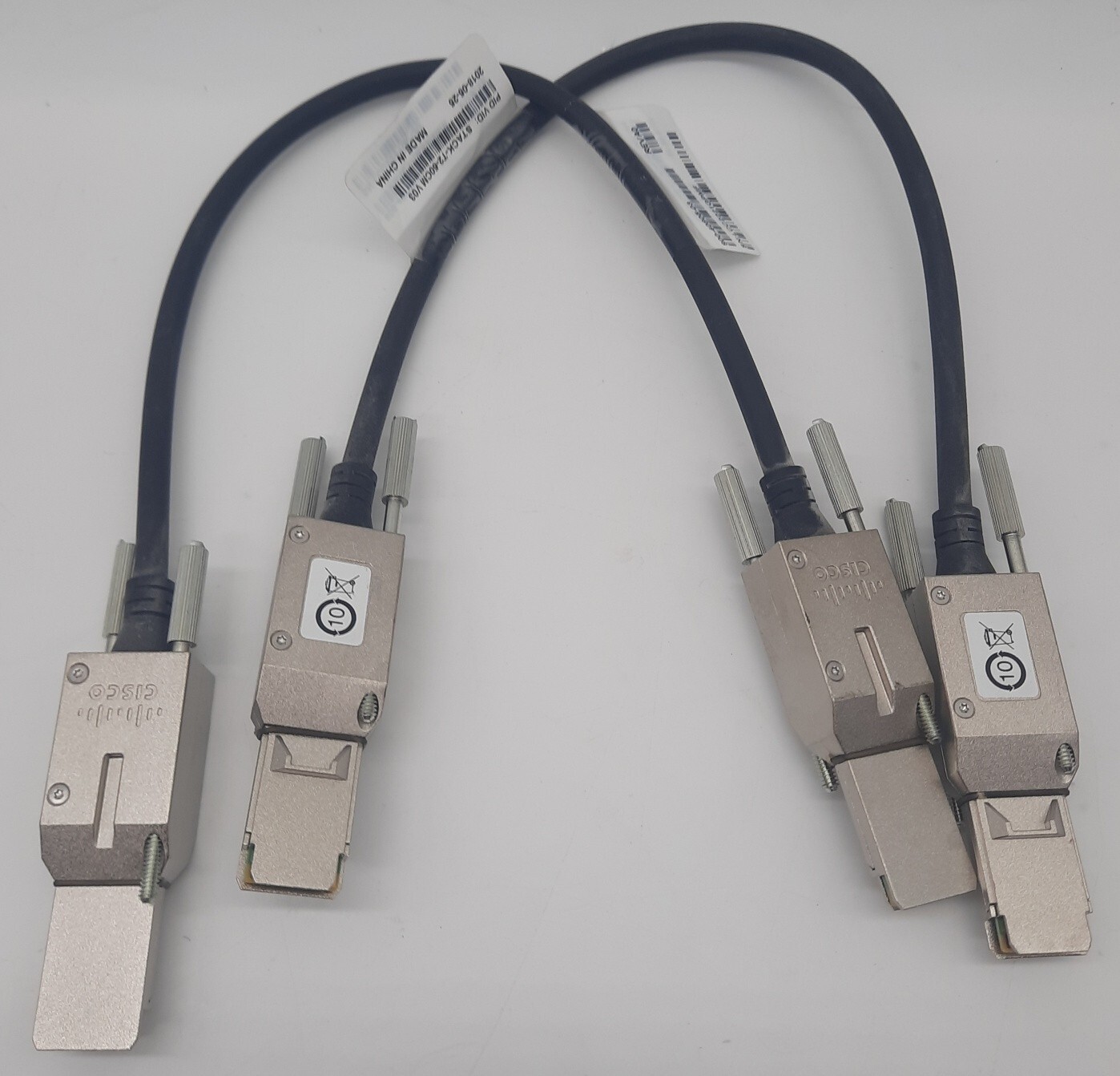 Lot of 2 OEM Cisco Stack-T2-50CM V03 Stacking Cables 800-40805-03 | eBay