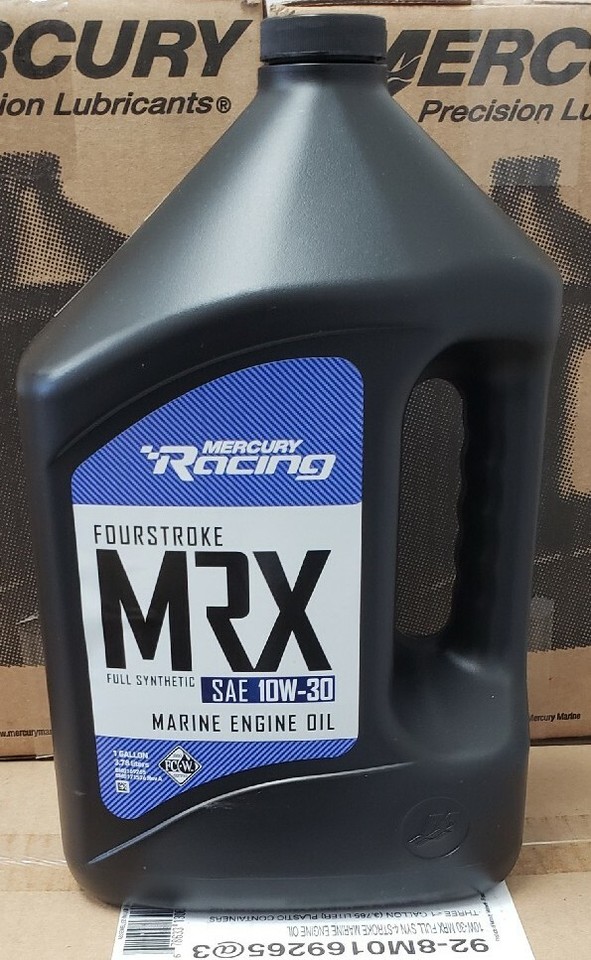 Mercury MRX SAE 10W-30 Full Synthetic Marine Engine Oil - 1 Gallon ...