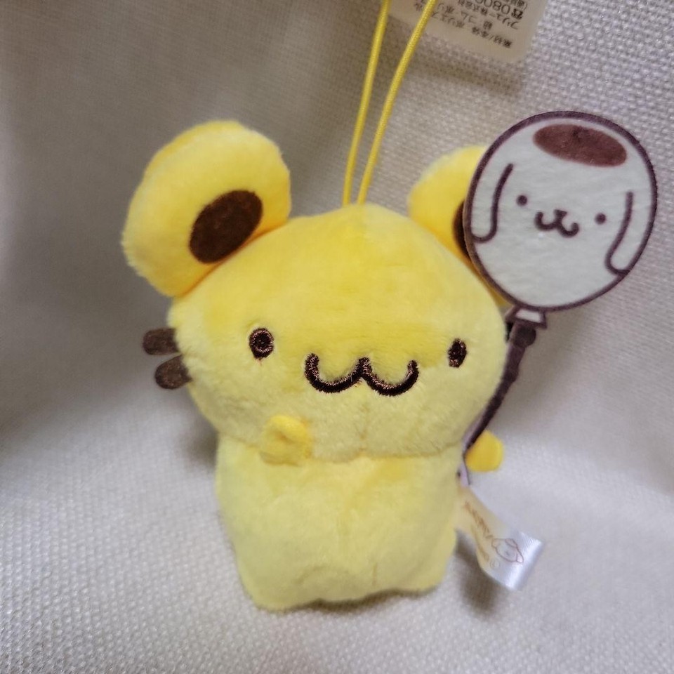 Pompompurin SET 3 Team Purin Balloon Mascot Scone Muffin Bagel 9cm ...