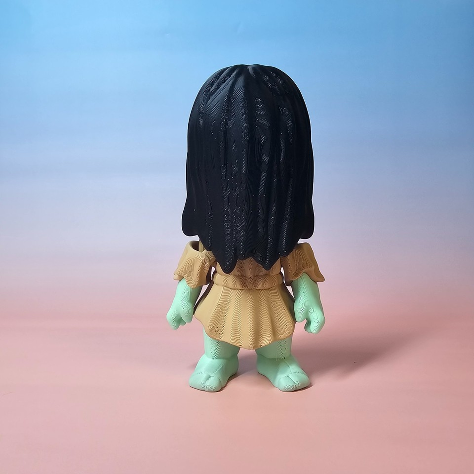 The Ring - Sadako Nendoroid Horror Figure 3D Printed | eBay