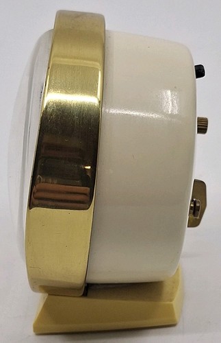 Vintage 1995 Westclox Baby Ben Beige & Gold Trim Wind Up Alarm Clock ...