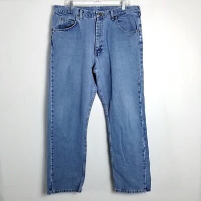 Austin clothing Co Men's jeans straight Denim Relaxed size 38×32 Blue ...