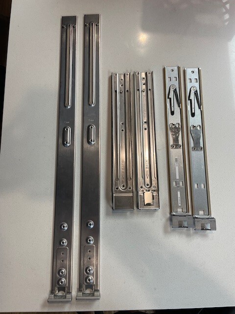 Supermicro SC81398-XX00C102 1U Rail Kit Set SC813M CSE-813M 25.5" to 33 ...