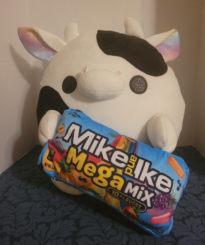 VG Snackles Mike and IKE Cow Super Sized 14 inch Plush by ZURU Ultra ...