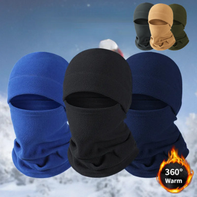 Thermal Fleece Balaclava Snood Scarf Winter Ski Face Neck Mask Warmer ...