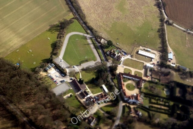 Photo 6x4 Howe Green House from the air Howe Green/TL5118 A private ...