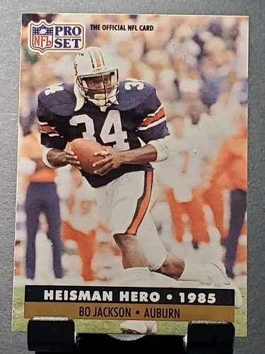 1991 Pro Set #42 Bo Jackson RAIDERS 1985 Heisman Hero football card🏈NM ...