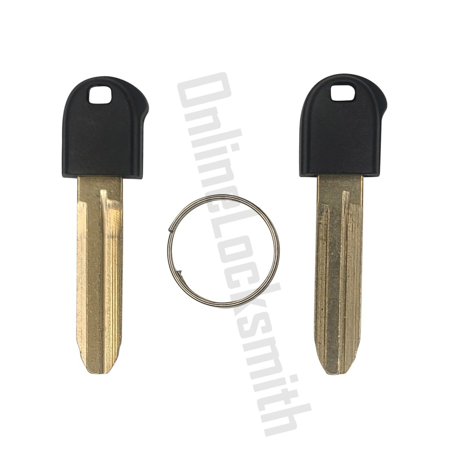 2x New Key Fob Blade For Toyota Prius Hybrid Smart Remote Emergency ...