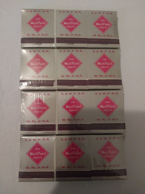 Georgia R.R. - The West Point Route matches (lot of 24 sealed) A. & W ...