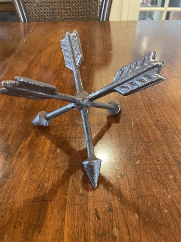 Steel Arrows Weathervane Desk Decor Or Paperweight | eBay