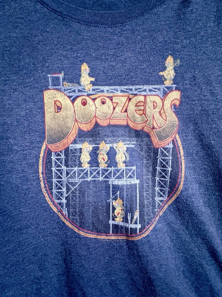 Doozers Graphic T-Shirt in Heathered Blue | eBay