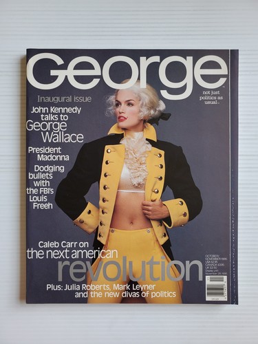 George Magazine Inaugural Oct Nov 1995 First Issue #1 JFK Cindy ...
