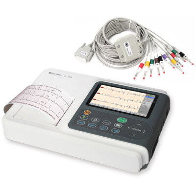 ECG Machine 12 lead ECG Diagnosis Interpretation Auto Analysis Print ...