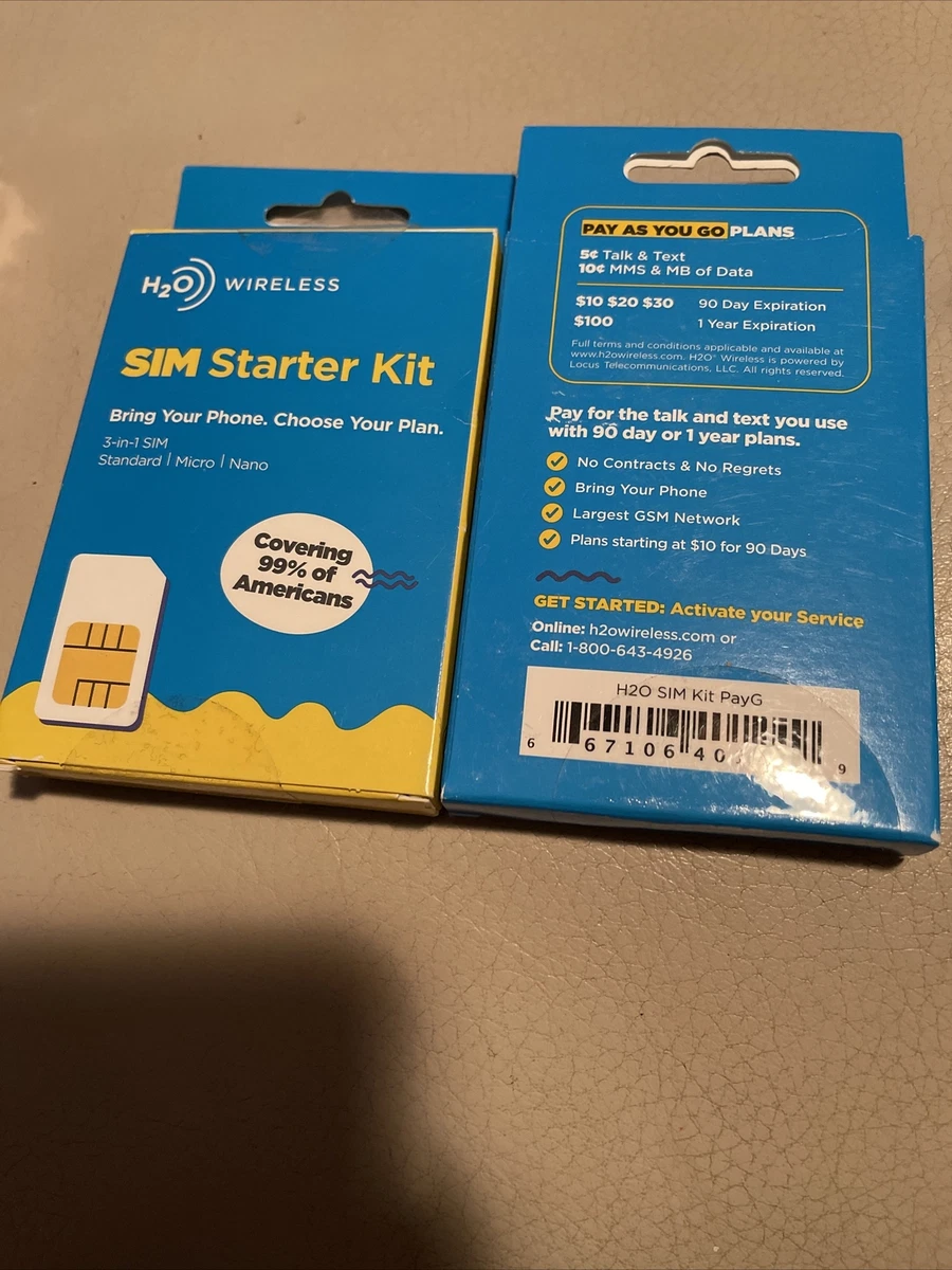 H2o Wireless Sim Card