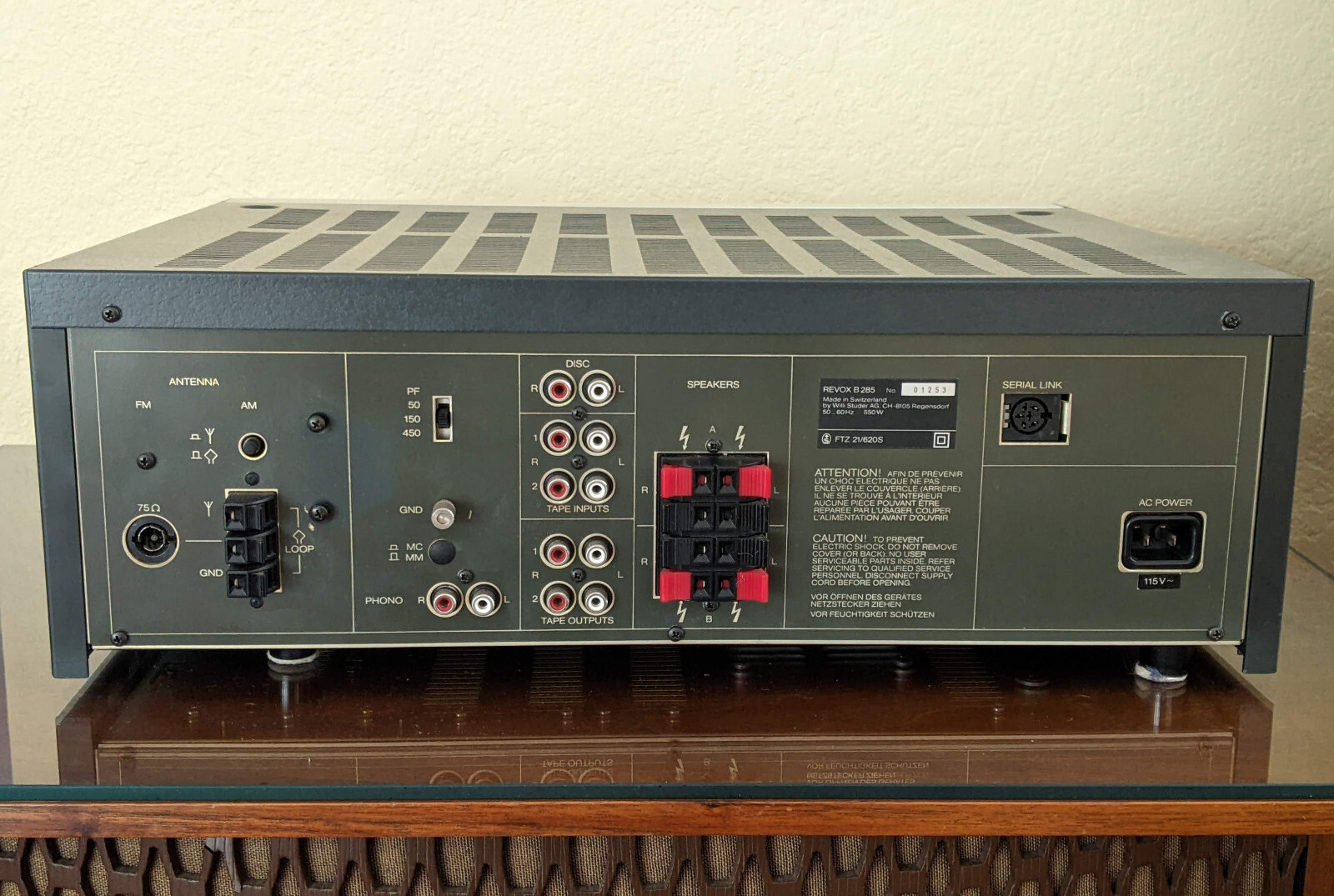 Revox B285 Receiver Amazing Mint Condition Recaped Appearance ...