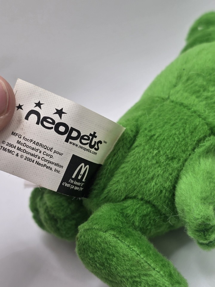 2004 McDonald's Neopets Green Grundo Alien Plushie Happy Meal Toy | eBay