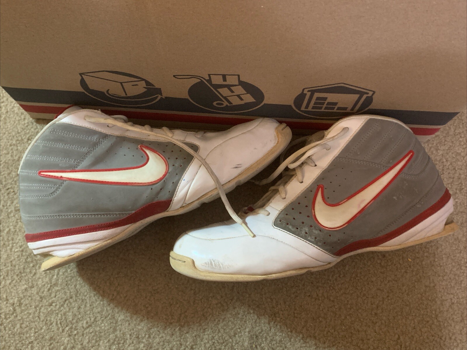NIKE AIR INSIDE BB 366566 113 Rare Men's Basketball Shoes US Size 10.5 ...