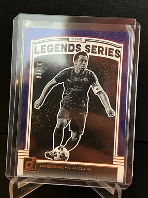 2018-19 Panini Donruss Legends Series Blue /10 Xavi Hernandez #LS-1 FC ...