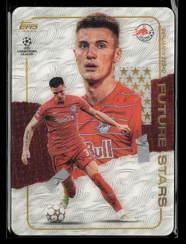 Benjamin Sesko 2021 Topps Gold Future Stars Champions League Rookie ...