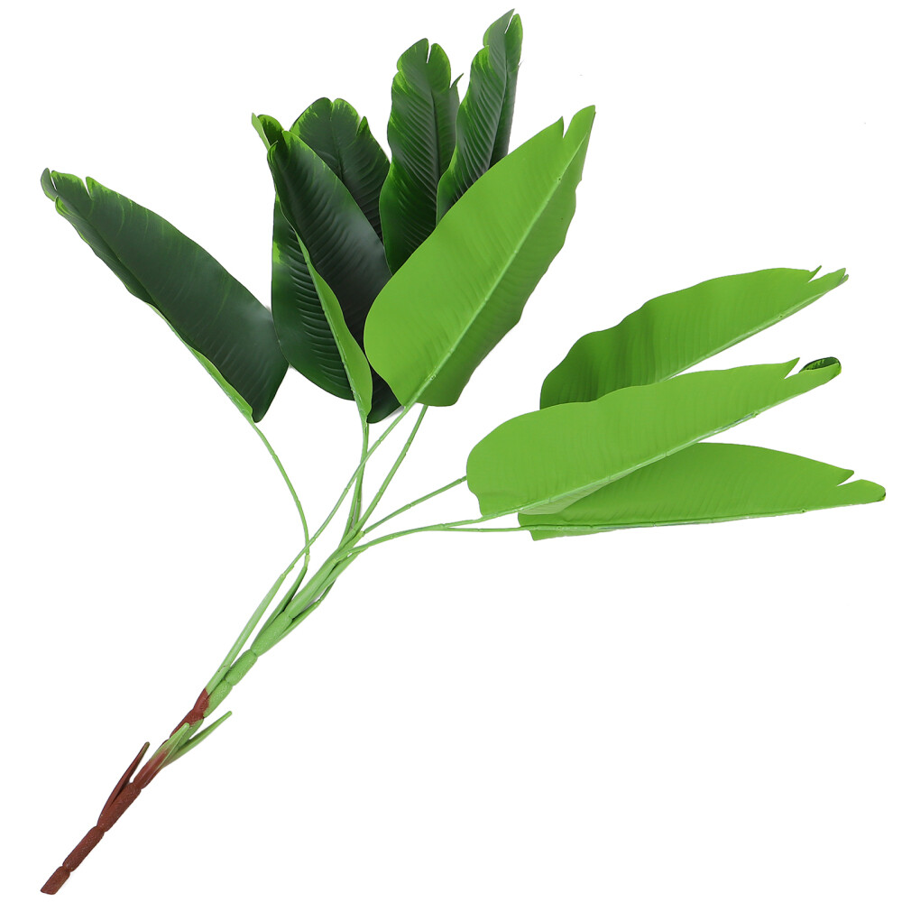 Artificial Leaves Stems Realistic Paradise Plant Hawaiian Leaves Stem ...