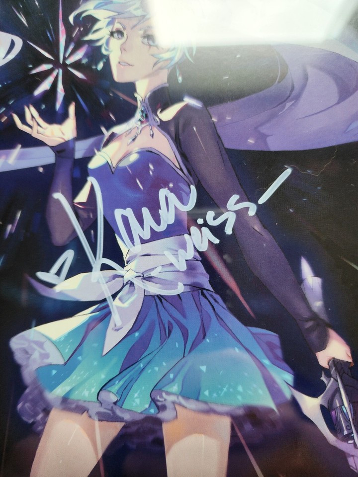 RWBY #7 DC Comics Recalled Issue signed by Kara Eberle Weiss | eBay