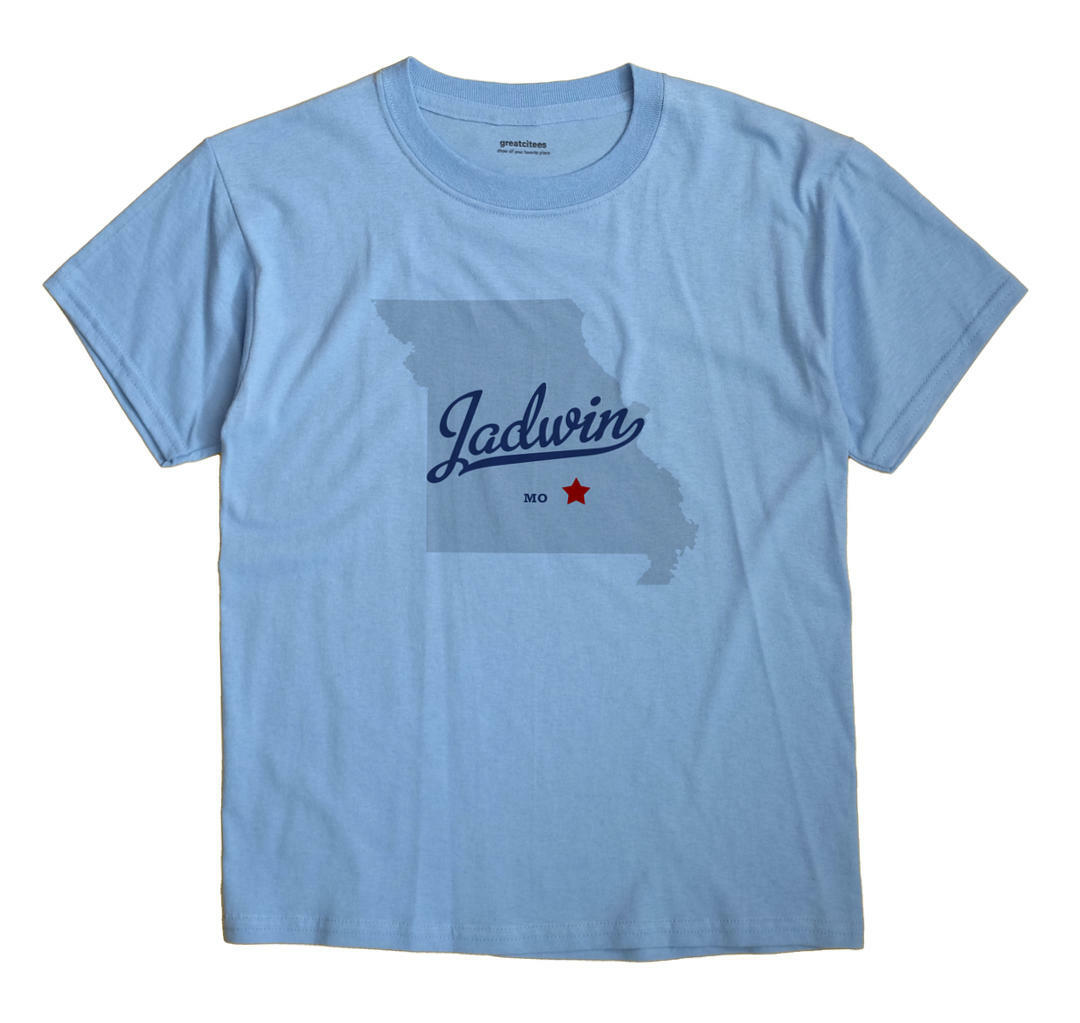 Jadwin Missouri MO T-Shirt MAP | eBay