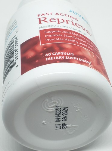 Juvenon "reprieve" 60 Capsules 5 Ingredients for Joint Health for sale ...