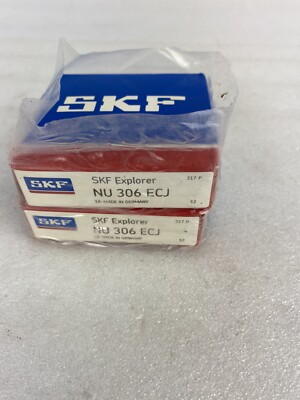 NIB SKF Explorer Bearing NU 306 ECJ - Lot Of 2 | eBay