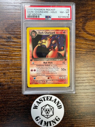 2000 Pokemon Rocket 4 Dark Charizard Holo 1st Edition PSA 8 62199230 Graded Poke | eBay