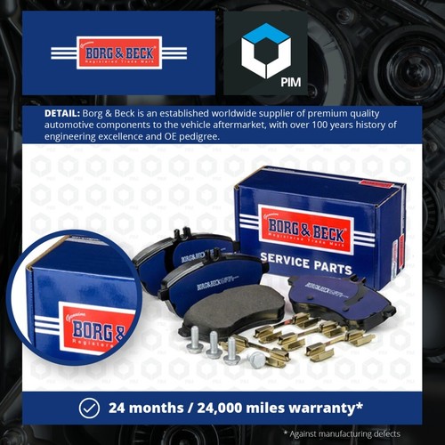 Brake Pads Set fits MERCEDES C220 2.2D Front 2008 on B&B 0054200820 ...