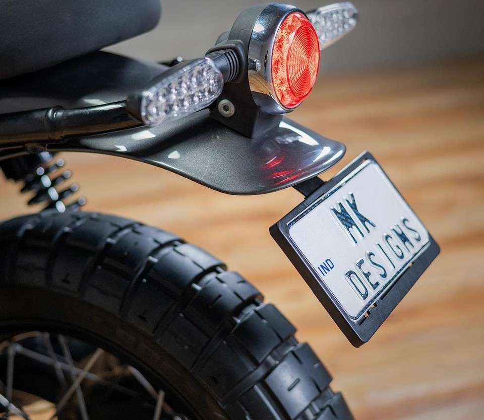 SCRAMBLER REAR FENDER BLACK FIT FOR ROYAL ENFIELD BEAR 650 | eBay Australia