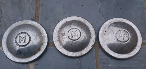 3 X Morris Hub Cap Chrome M MORRIS minor | eBay UK
