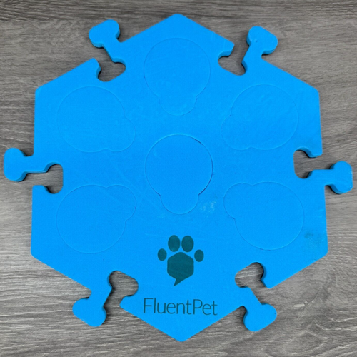 Fluent Pet Classic Hex Tile Replacement Foam Pad Piece Used Blue | eBay