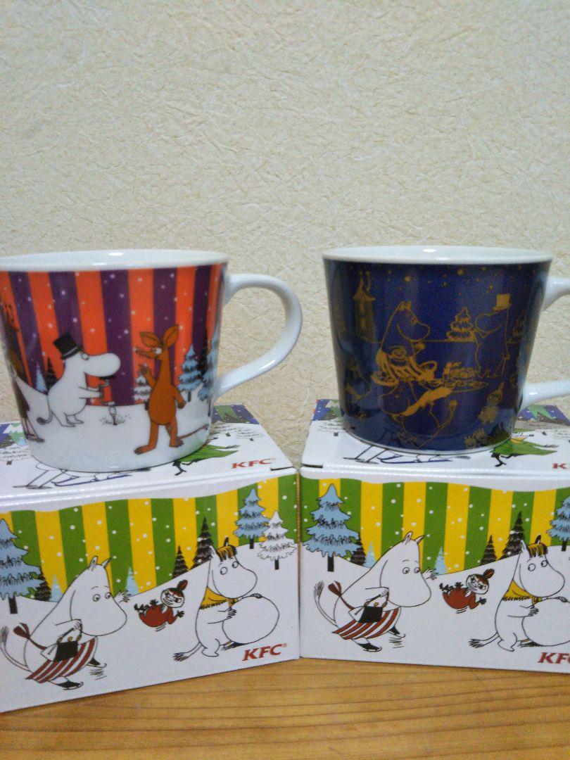 Moomin Mug Tea Cup Limited Edition Sold at ONLY KFC Japan Set of 4 VERY ...