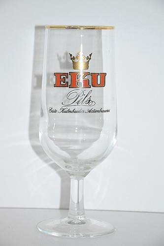 EKU Pils Erste Kulmbacher Actienbrauerei 6.5” Stem Fluted 8 oz 0.25l ...