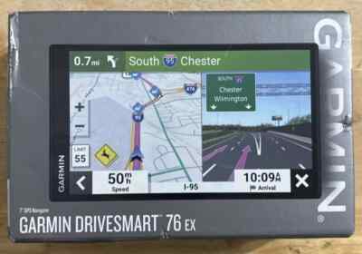 Garmin Drive Smart 76 EX 7” GPS Device Navigator Bluetooth Black (010 ...