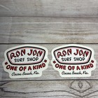 RON JON SURF SHOP "One of a Kind" Cocoa Beach Florida Sticker Decal Lot ...